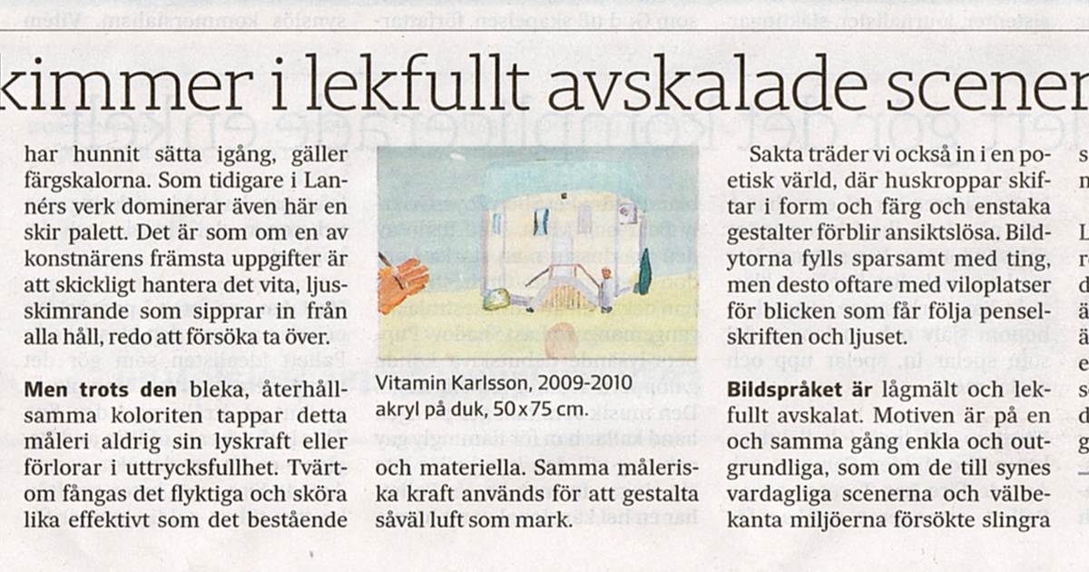 Press | Galleri Magnus Karlsson