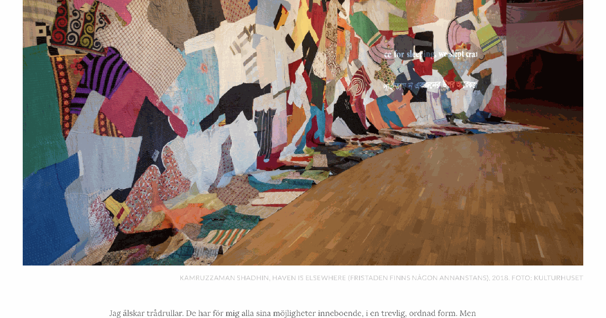 Review in Konsten, Bella Rune | Galleri Magnus Karlsson