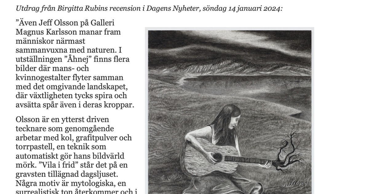 Jeff Olsson | Åhnej / Oh No | 25 November 2023 - 27 January 2024 ...