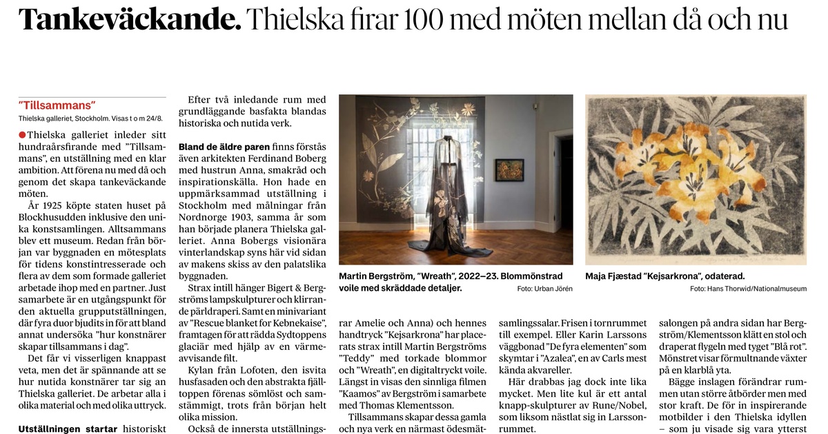 Press | Galleri Magnus Karlsson
