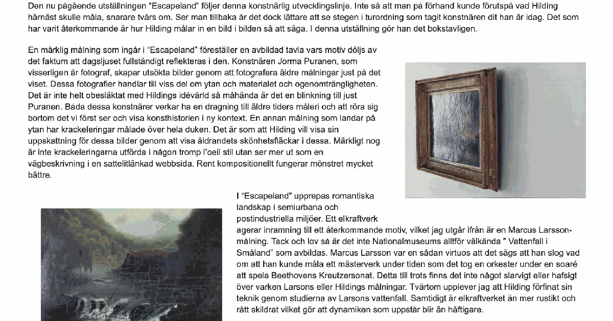 Press | Galleri Magnus Karlsson