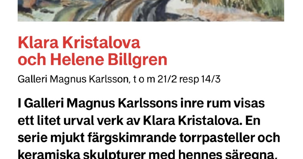Klara Kristalova | Arbeten på papper och skulptur / Works on paper and ...