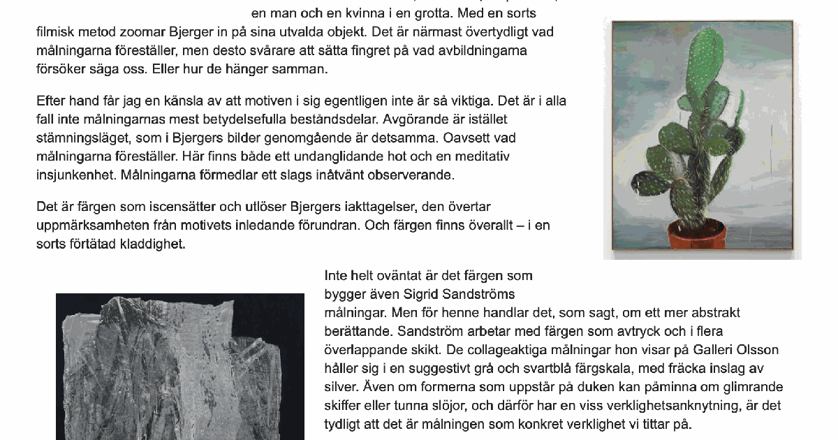 Anna Bjerger | Lit | 17 November - 13 December 2018 | Galleri Magnus ...